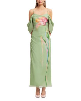 Click here for Leo Lin Angeline Silk Maxi Dress prices