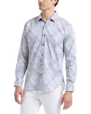 Click here for Robert Graham Shillibeer Crosshatch Woven Shirt prices