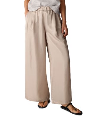 Click here for Eileen Fisher High Waisted Pleated Wide Leg Pants prices
