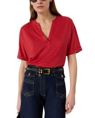 Click here for Gerard Darel Miora Linen Top prices