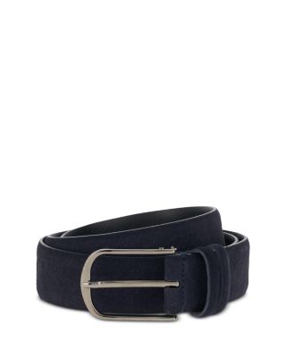 Click here for Boggi Milano Mens Flower Print Suede Belt prices