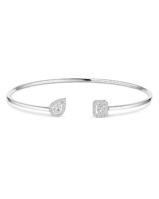 Click here for Messika My Twin Diamond Toi & Moi Skinny Cuff Brac... prices