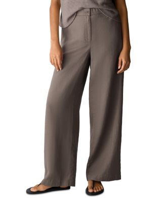 Click here for Eileen Fisher High Rise Wide Leg Linen Pants prices