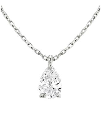 Click here for Vrai Solitaire Pendant in 14K Gold  0.75ctw Pear L... prices