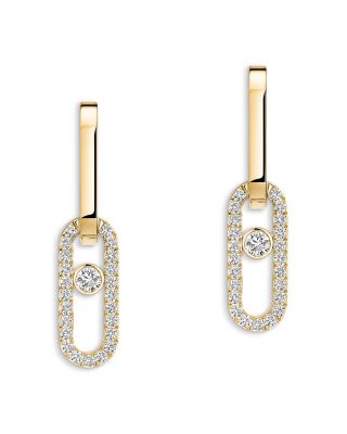 Click here for Messika 18K Yellow Gold Move Link Diamond Drop Ear... prices