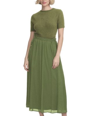 Click here for Elle Collection Moss Yarn Shell Sweater prices