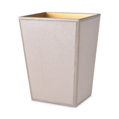 Click here for Mike and Ally Faux Shagreen Putty Waste Basket prices
