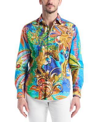 Click here for Robert Graham Classic Fit Paisley Woven Shirt prices