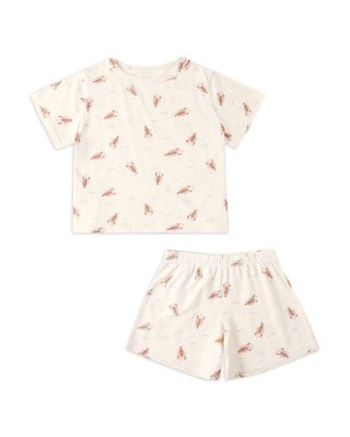 Click here for Rylee + Cru Boys Lobster Print Tee & Shorts Play S... prices