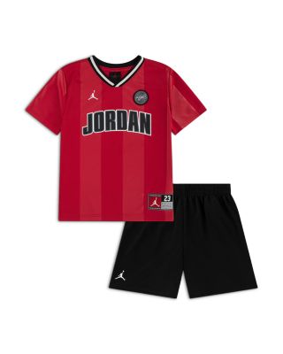 Click here for Jordan Boys Sport Jersey Top & Mesh Shorts Set - L... prices