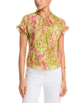 Click here for Cinq a Sept Daisy Swirl Jenise Top prices
