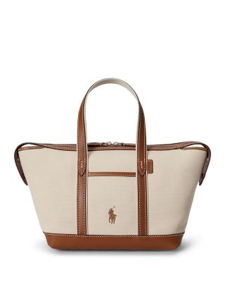 Click here for Polo Ralph Lauren Cotton Canvas Mini Shopper Tote... prices