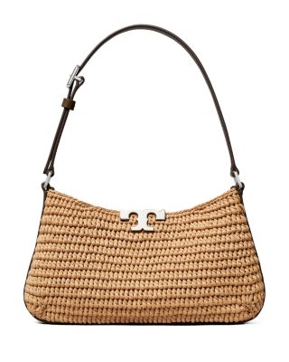 Click here for Tory Burch Eleanor Slim Raffia Shoulder Bag prices