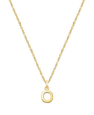 Click here for Tiny Blessings Girls 14K Gold Modern Initial Neckl... prices