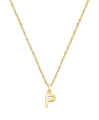 Click here for Tiny Blessings Girls 14K Gold Modern Initial Neckl... prices