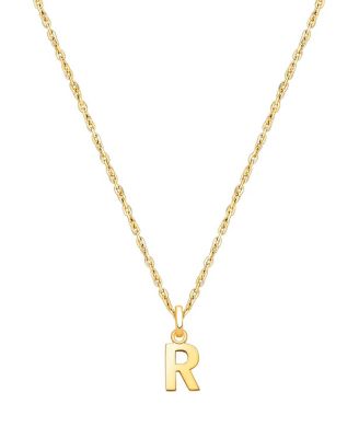 Click here for Tiny Blessings Girls 14K Gold Modern Initial Neckl... prices