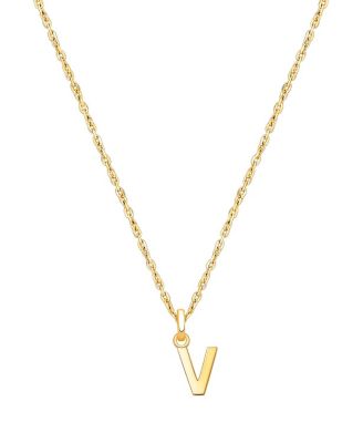 Click here for Tiny Blessings Girls 14K Gold Modern Initial Neckl... prices