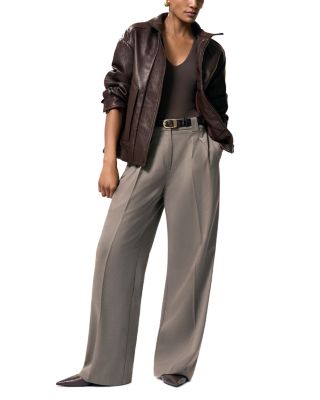 Click here for Reiss Petites Kiara Leather Jacket prices