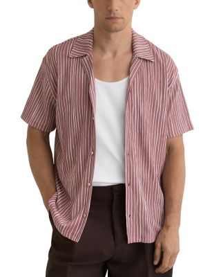 Click here for Reiss Regular Fit Textured Stripe Shirt prices