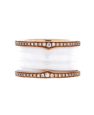 Click here for Pre-Owned Bvlgari B. Zero1 Three Band Ring 18K Ros... prices