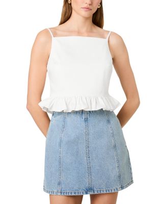 Click here for French Connection Lilah Stretch Cotton Top prices