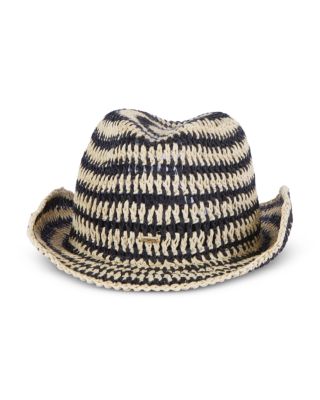 Click here for Eugenia Kim Winona Chunky Crocheted Packable Fedor... prices