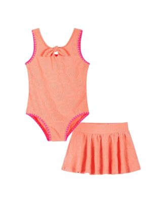 Click here for Andy & Evan Girls Towel-Terry One-Piece Swimsuit w... prices