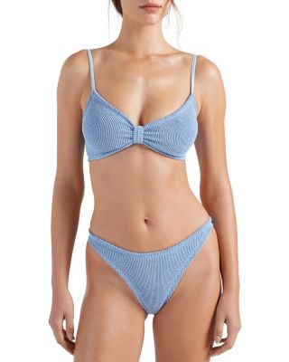Click here for Hunza G Alicia Strap Bikini Top & Bottom prices