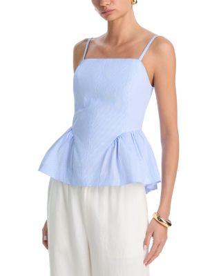 Click here for Aqua Peplum Top - Exclusive prices