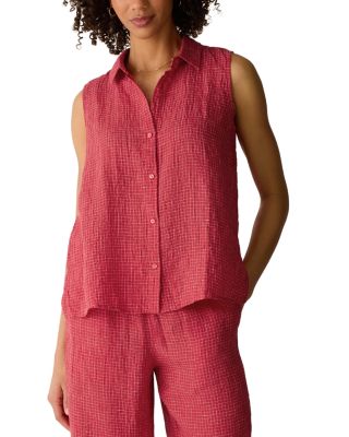 Click here for Eileen Fisher Classic Collar Linen Shirt prices