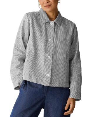 Click here for Eileen Fisher Classic Collar A Line Jacket prices