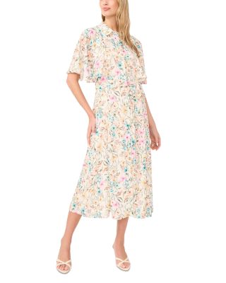 Click here for Vince Camuto Flutter Sleeve Princess Seam Dress prices