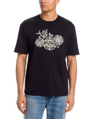 Click here for Hugo Dangen Relaxed Fit Logo T-Shirt prices