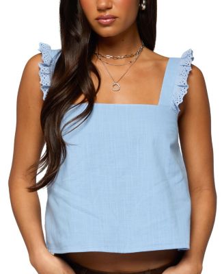 Click here for Edikted Viviana Linen Look Top prices