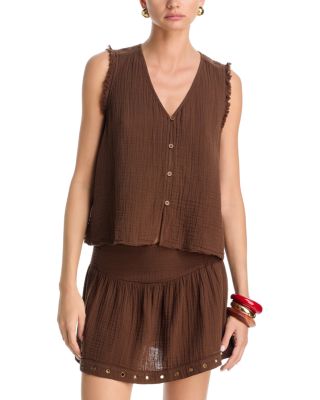 Click here for Xirena Naomie Textured Vest Top prices