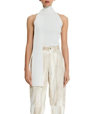 Click here for Lapointe Matte Viscose Halterneck Top prices