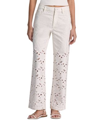Click here for Alice and Olivia Chic High Rise Ankle Jeans in Off... prices