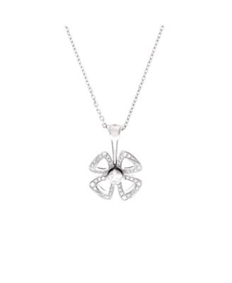 Click here for Pre-Owned Bvlgari Fiorever Pendant Necklace 18K Wh... prices