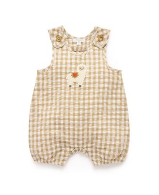 Click here for Purebaby Unisex Gingham Romper - Baby prices