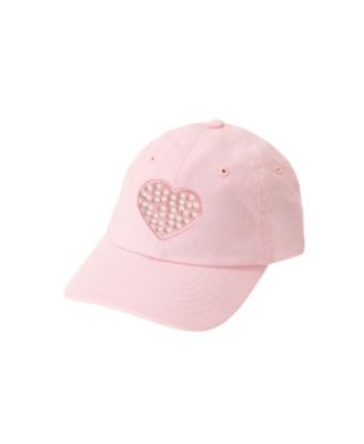 Click here for Sweet Wink Girls Pearl Heart Patch Baseball Hat -... prices