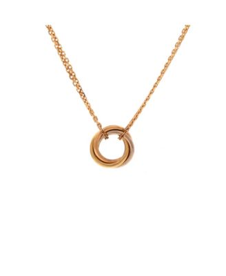 Click here for Pre-Owned Cartier Trinity Choker Necklace 18K Tric... prices