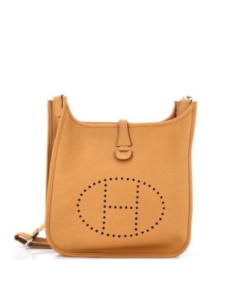 Click here for Pre-Owned HERMES Pm Evelyne Bag Gen Iii Clemence prices