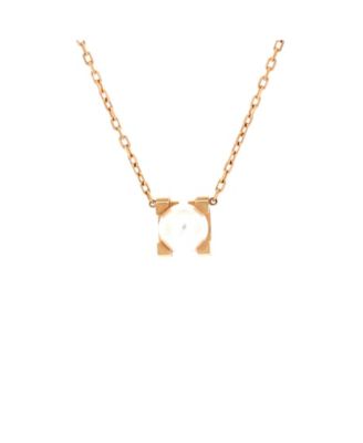 Click here for Pre-Owned Cartier C de Cartier Necklace 18K Rose G... prices