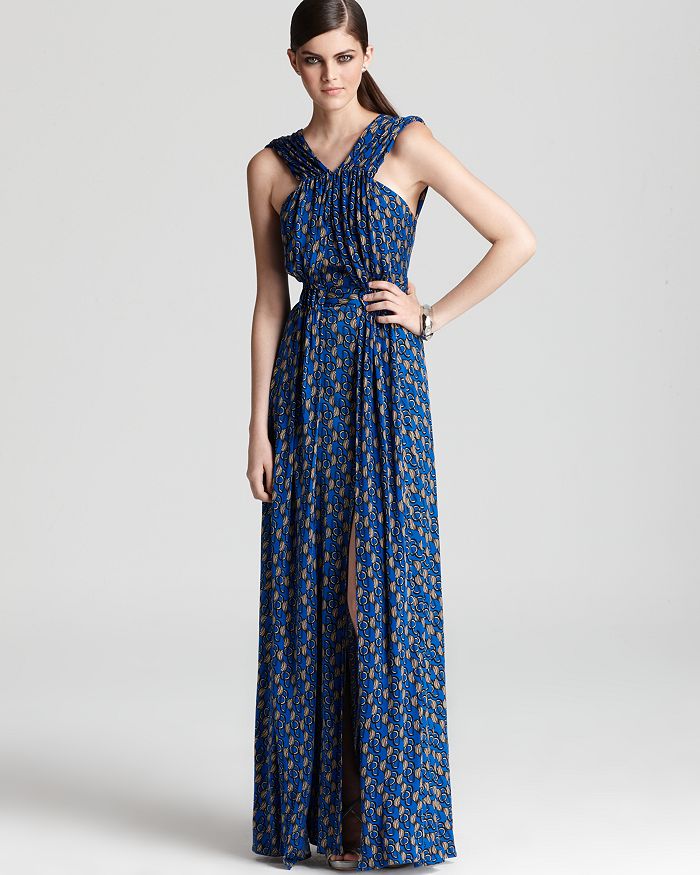Issa London Maxi Dress - Printed V Neck | Bloomingdale's