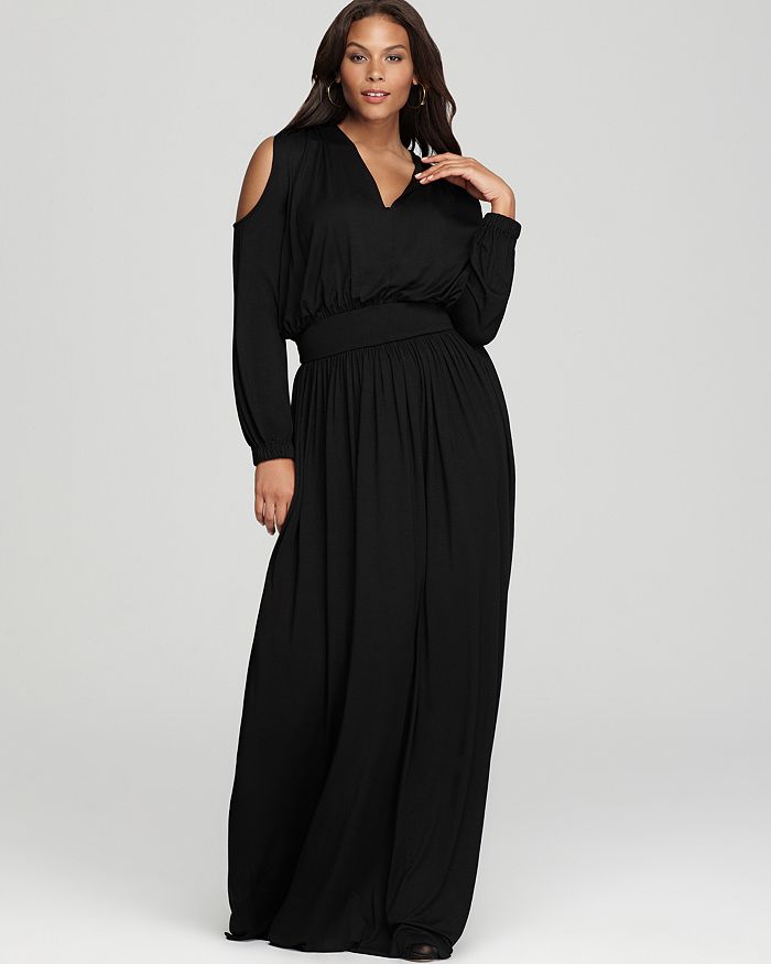 Rachel Pally White Label Plus Neptune Cold Shoulder Dress | Bloomingdale's