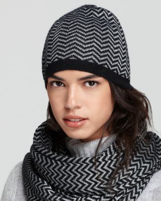 AQUA Mini Zig-Zag Skull Cap - Exclusive | Bloomingdale's