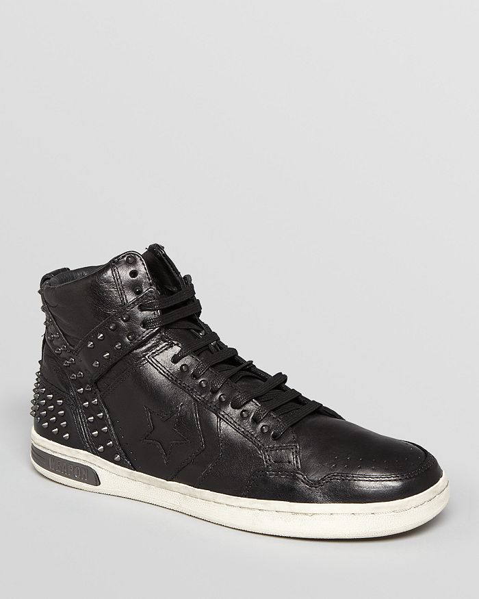 Converse Men's Studded Weapon High Top Sneakers | Bloomingdale's