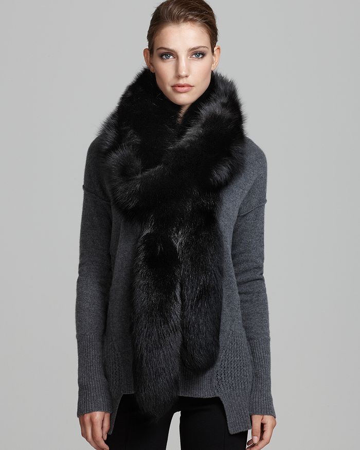 Maximilian Furs Maximilian Fox Fur Fling with Tails | Bloomingdale's