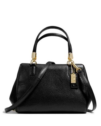 COACH Madison Leather Mini Satchel | Bloomingdale's Handbags