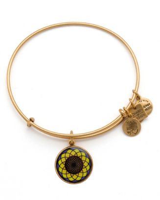 ALEX and ANI Sunflower Expandable Wire Bangle, Charity by Design Collection | Bloomingdale's